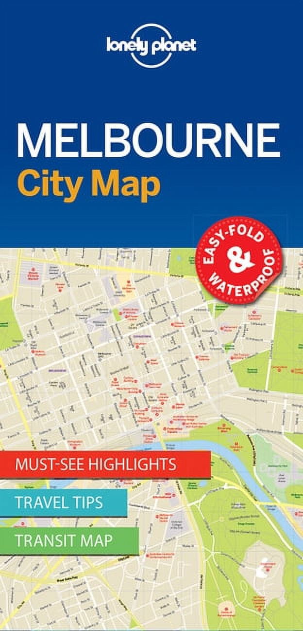 Melbourne City Map - Folded Map - Walmart.com