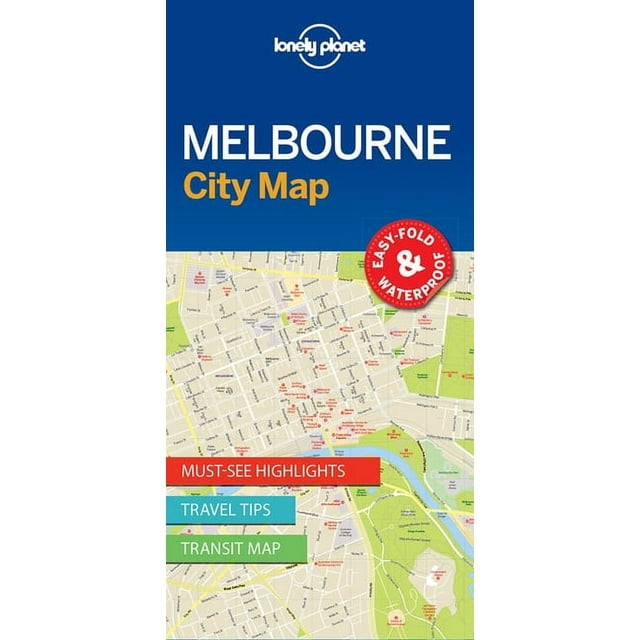 Melbourne City Map - Folded Map - Walmart.com