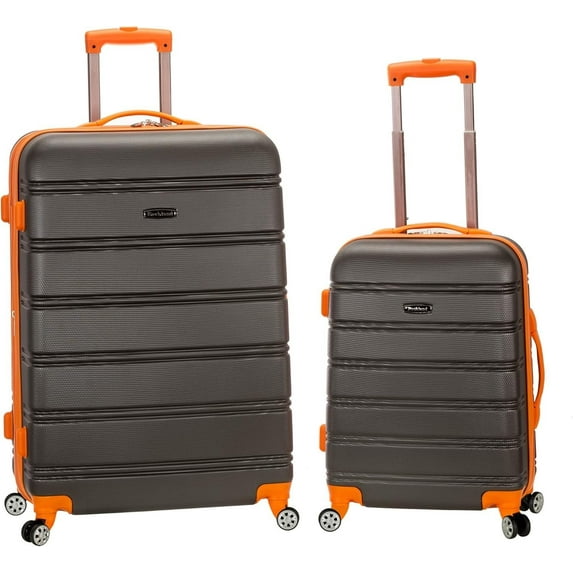 Melbourne Hardside Expandable Spinner Wheel Luggage, Charcoal, 2 count ...
