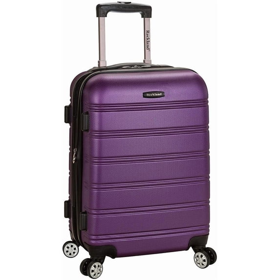 Melbourne Hardside Expandable Spinner Wheel Luggage, Purple, Carry-On ...