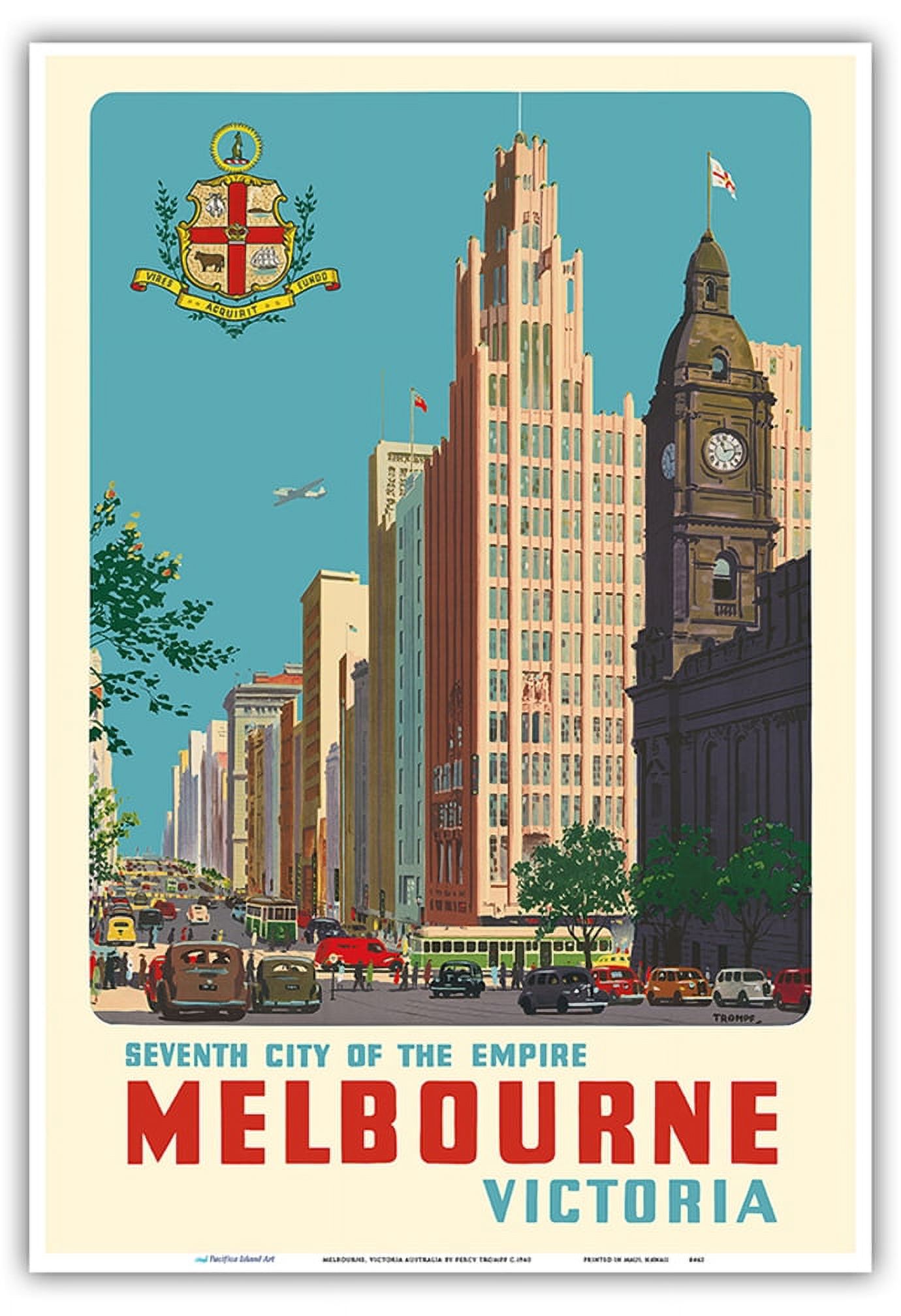 Melbourne Victoria Australia - Seventh City of the Empire - Vintage ...