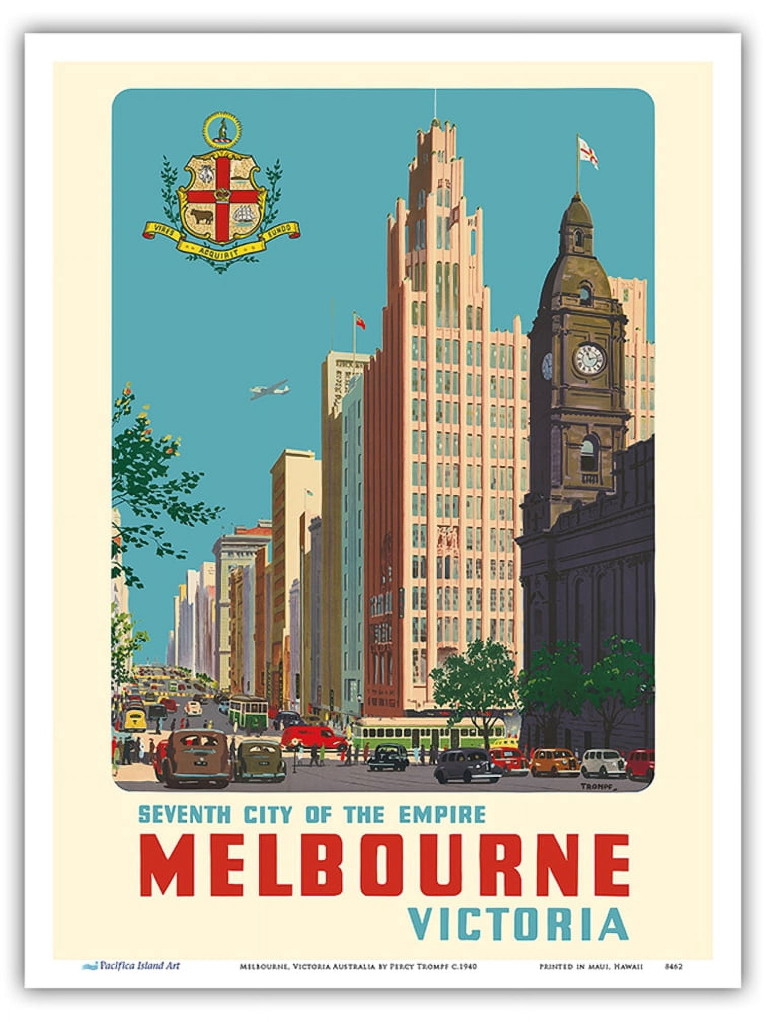 Melbourne Victoria Australia - Seventh City of the Empire - Vintage ...