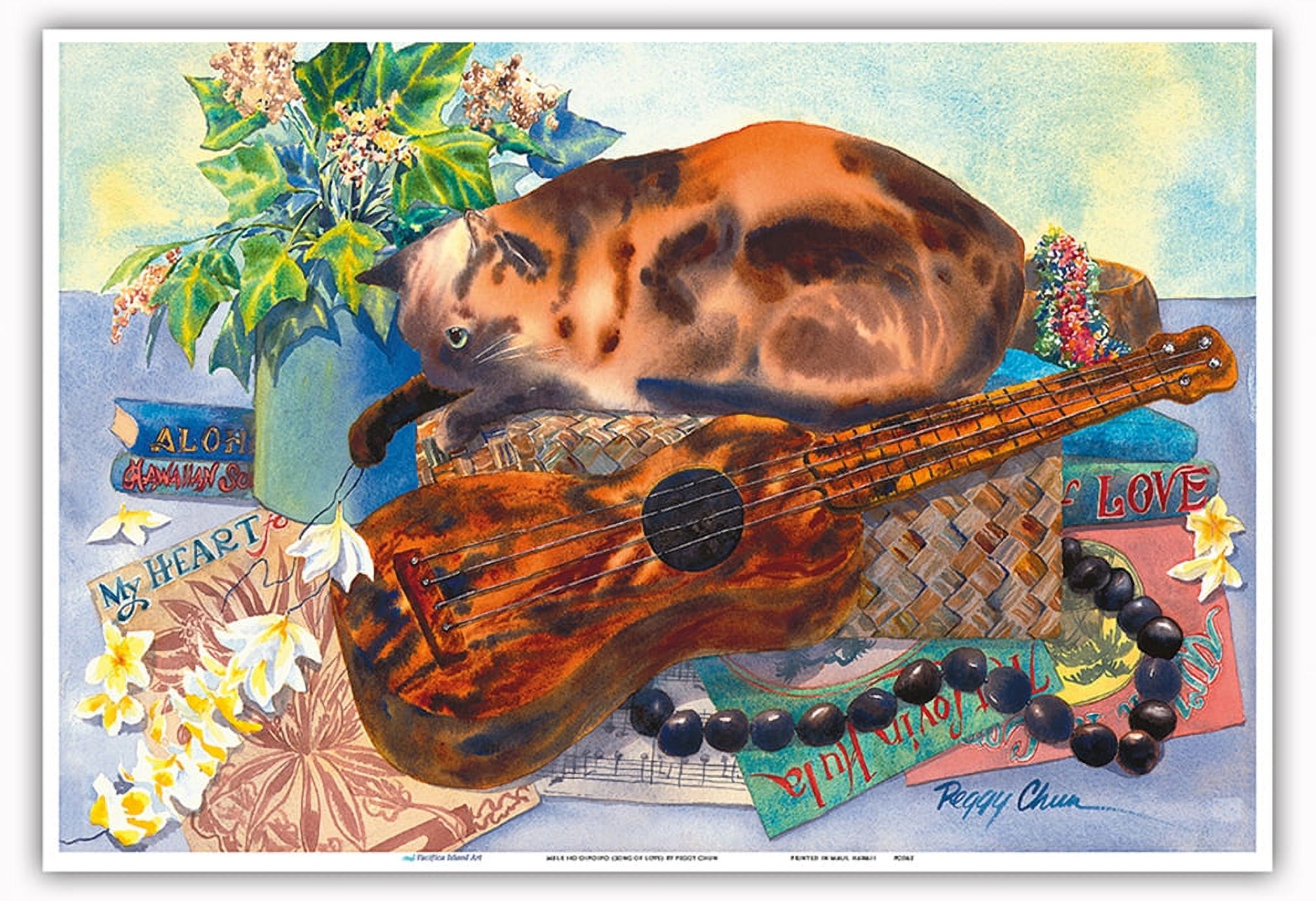 Mele Ho’oipoipo (Song of Love) - Hawaiian Cat (Popoki) Ukulele - From ...