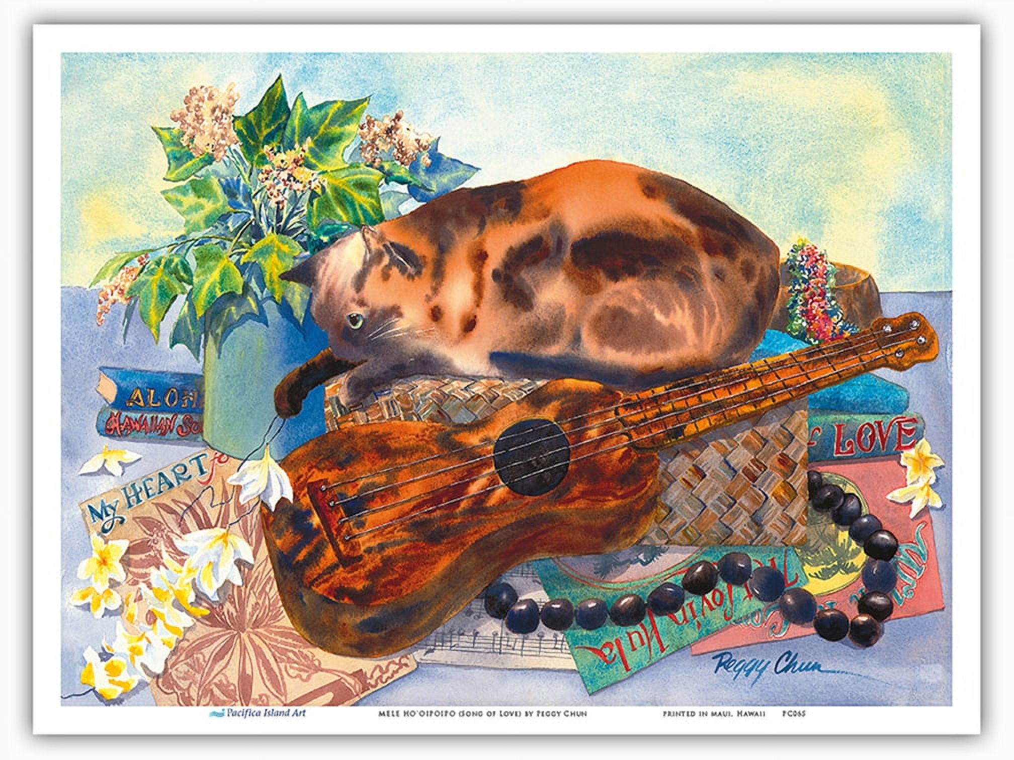 Mele Ho’oipoipo (Song of Love) - Hawaiian Cat (Popoki) Ukulele - From ...