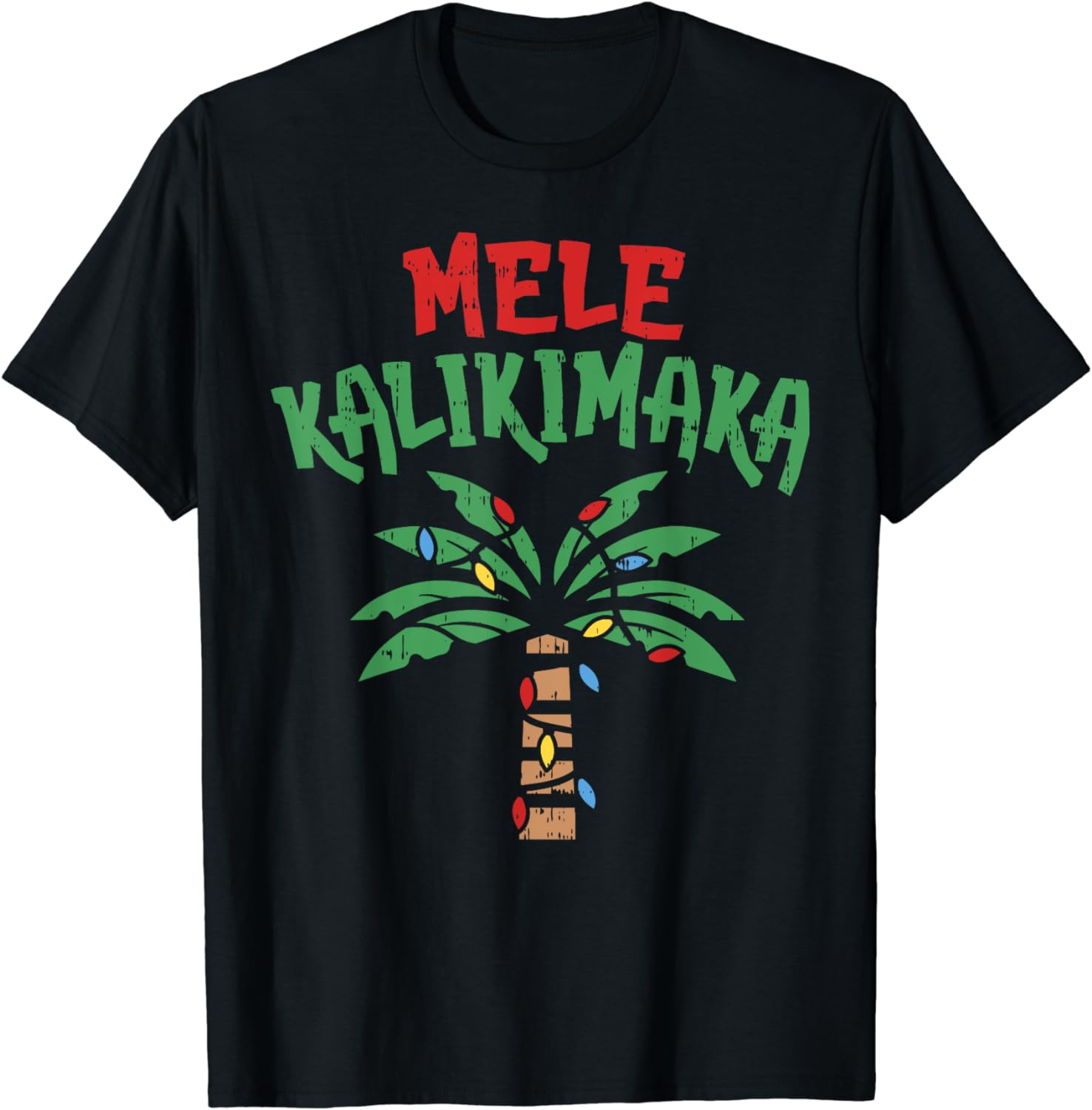 Mele Kalikimaka Palm Tree Shirt Hawaiian Christmas In July T-Shirt ...