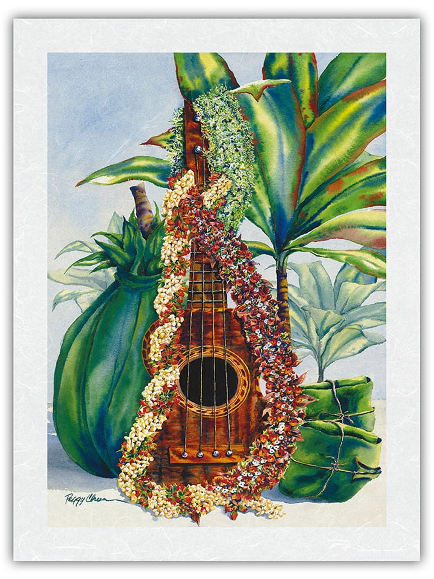 Mele Pua (Flower Song) - Hawaiian Ukulele Leis Ti Leaves Offering ...