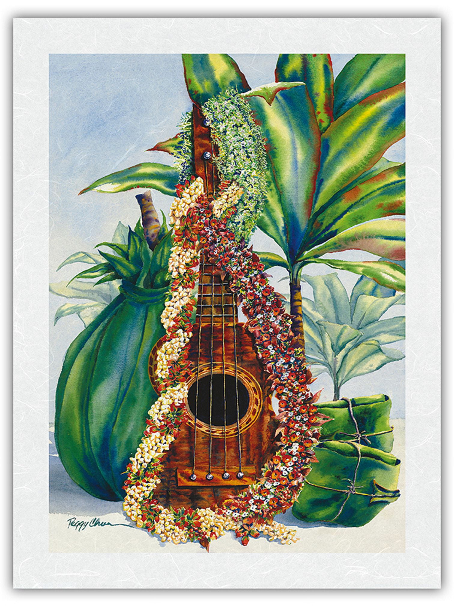 Mele Pua (Flower Song) - Hawaiian Ukulele Leis Ti Leaves Offering ...