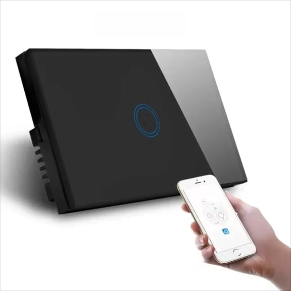 BSEED Smart Light Switch, 2.4GHz WiFi Smart Switch, Tempered Glass ...