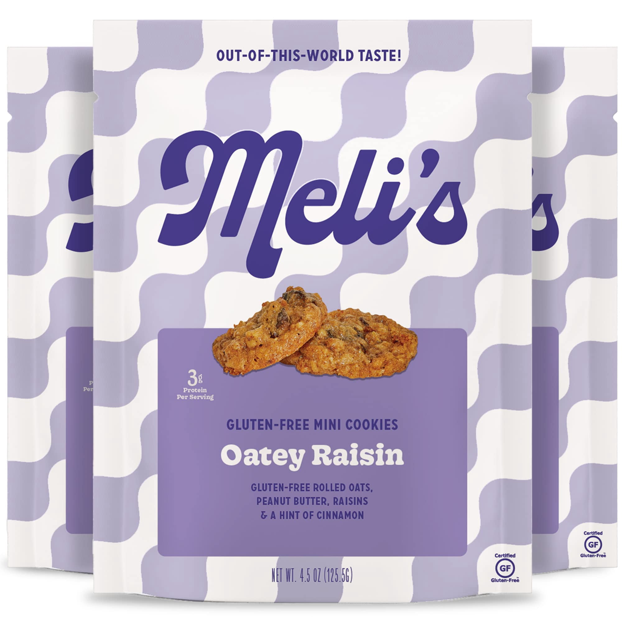 Meli’s Mini Cookies - DPF11 Oatey Raisin - Gluten Free Snacks, Gourmet ...