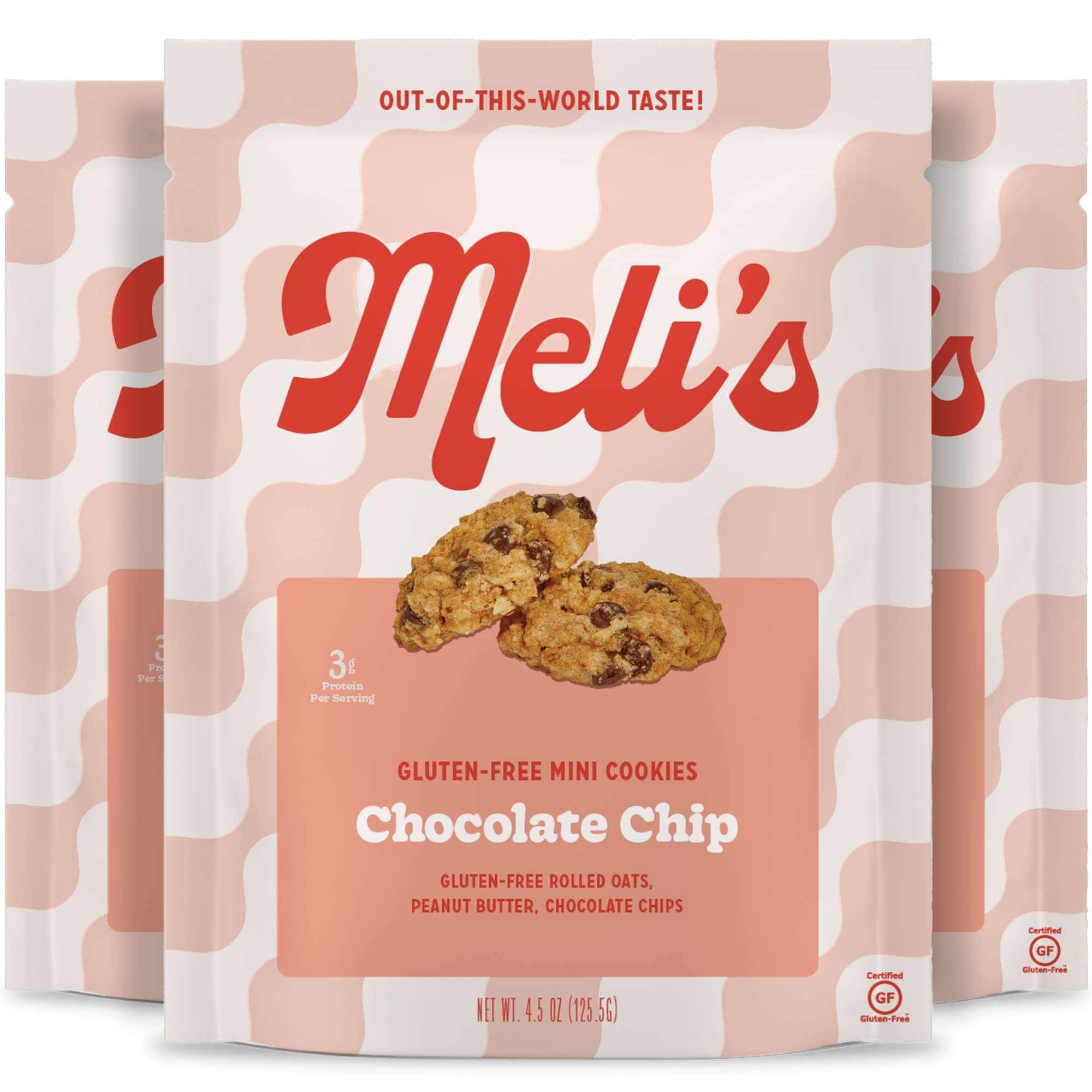 Meli’s Mini Cookies - TGF4 Chocolate Chip - Gluten Free Snacks, Based ...