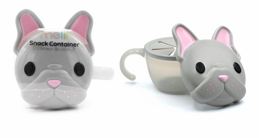 Melii Animal Snack Container with Finger Trap, Bulldog (Pack of 20 ...