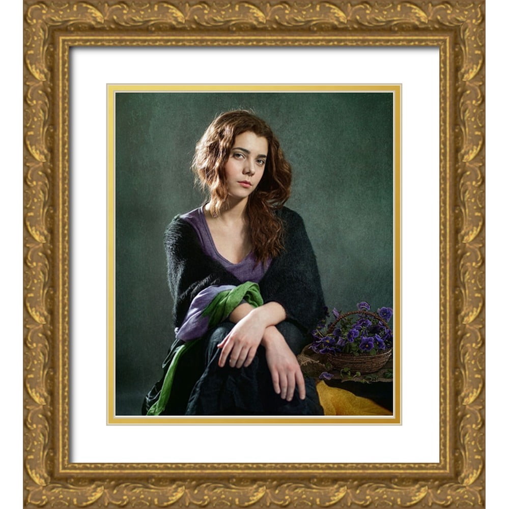 Melik-Nubarova, Svetlana 15x17 Gold Ornate Wood Framed with Double ...