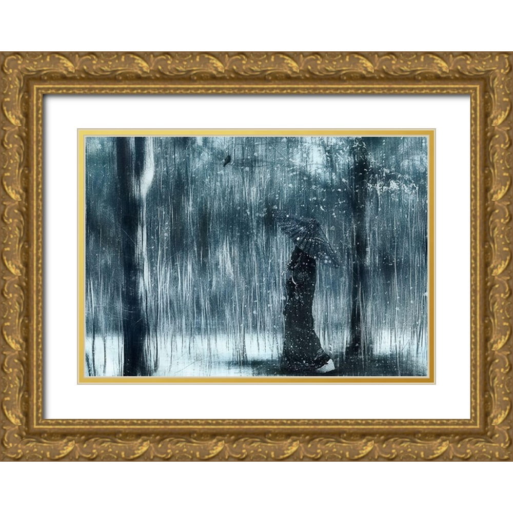 Melik-Nubarova, Svetlana 24x18 Gold Ornate Wood Framed with Double ...