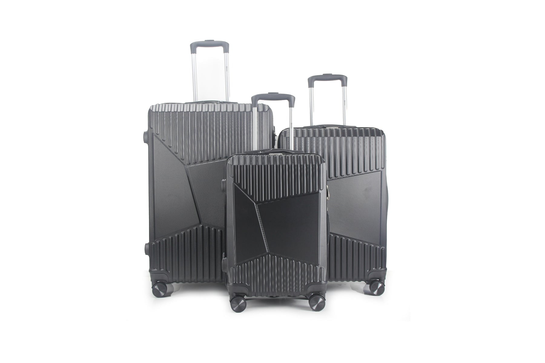 Melinda ABS Hard shell Lightweight 360 Dual Spinning Wheels Combo Lock ...