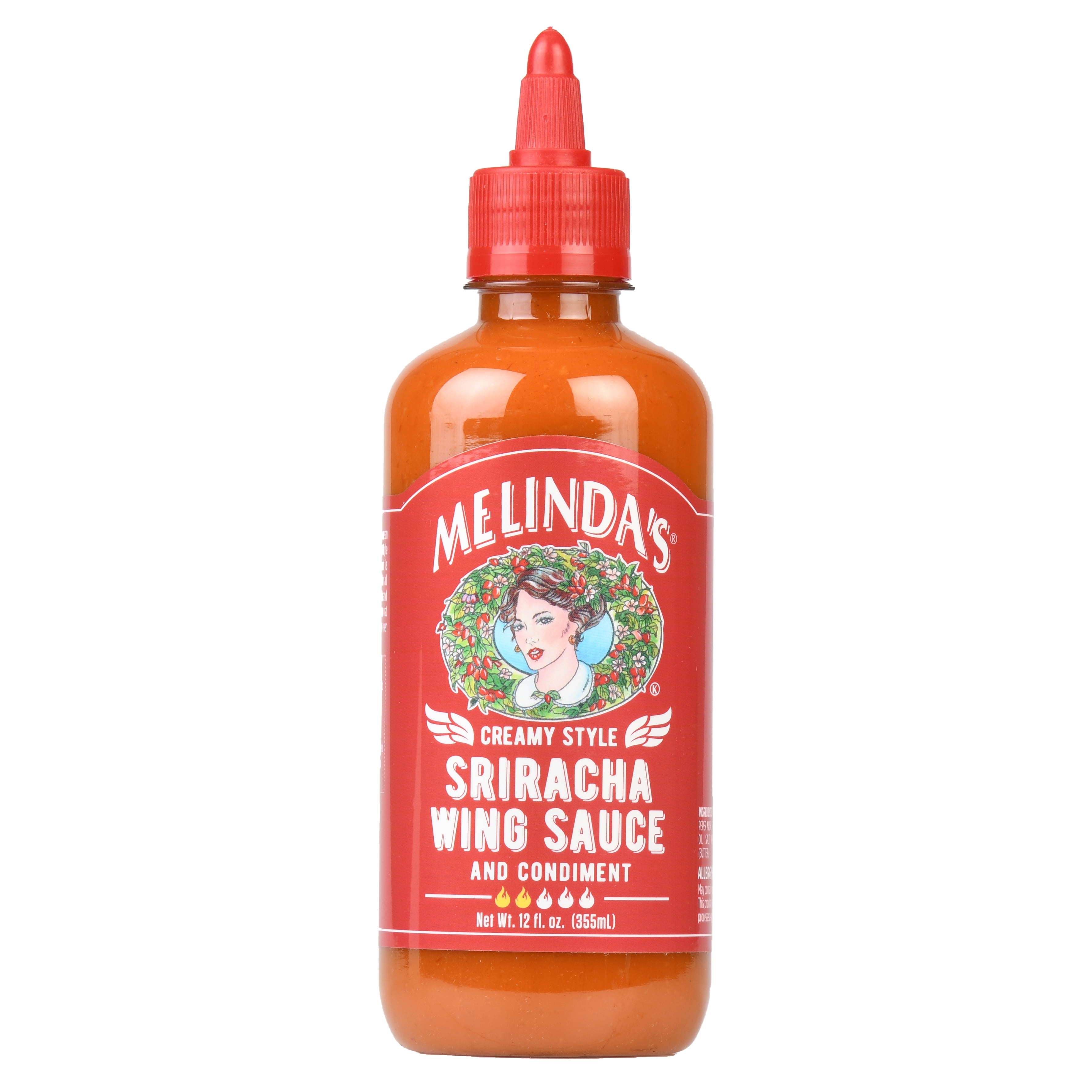 Melinda's Creamy Style Sriracha, Wing Sauce and Condiment, 12 oz ...