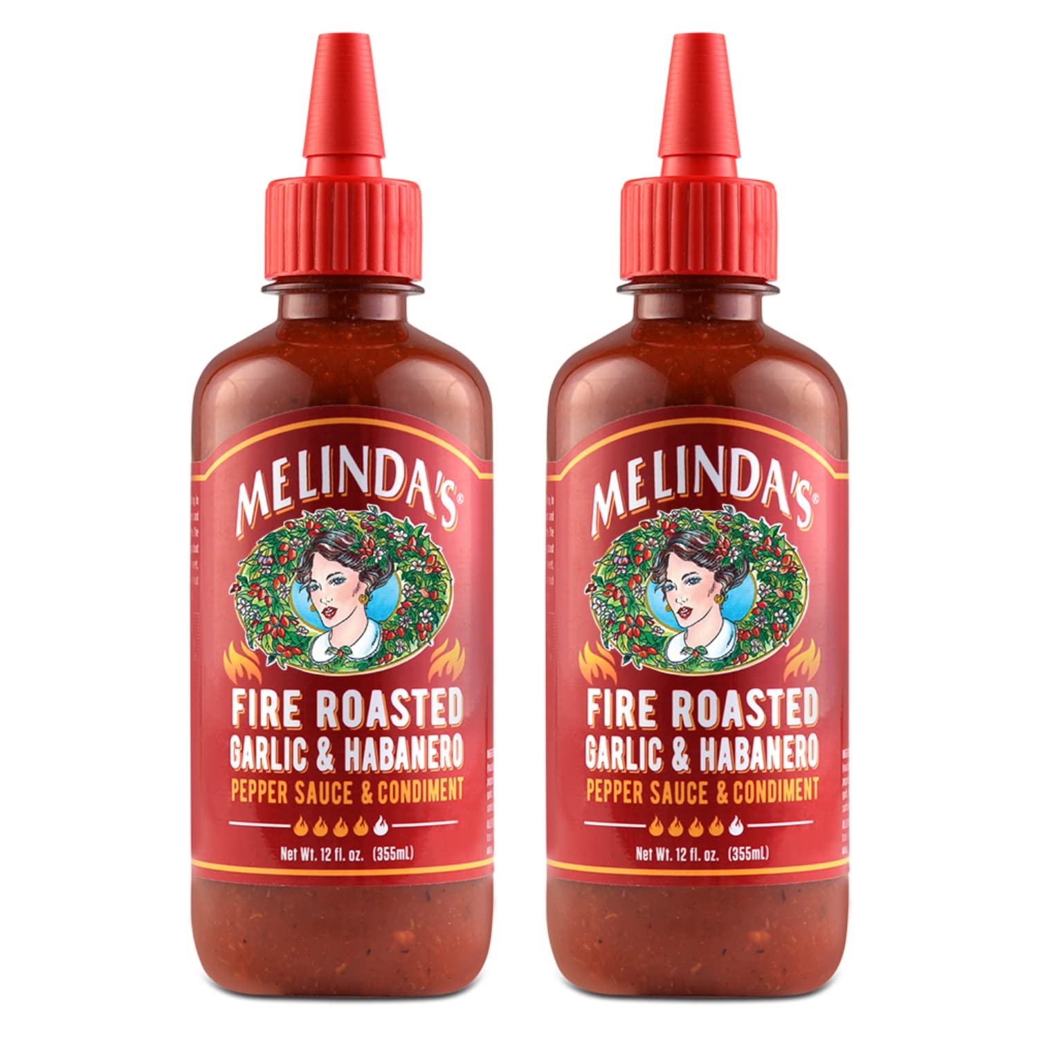 Melindaâ€™s Fire Roasted Garlic & Habanero Hot Sauce - Made with Slow ...