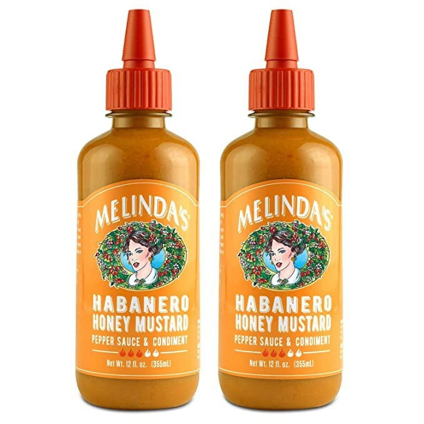 Melinda's Habanero Honey Mustard, Hot Sauce with Habanero Peppers ...