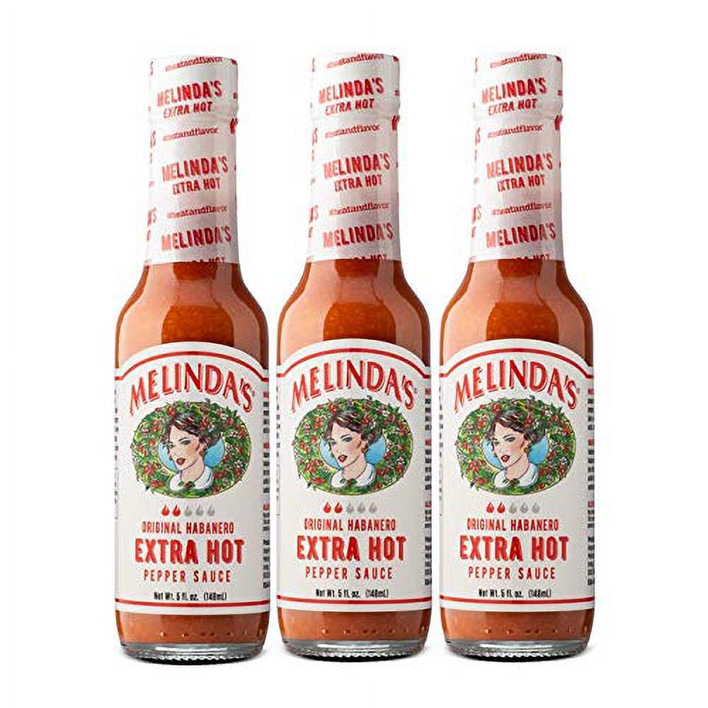 Melinda’s Original Habanero Extra Hot Sauce - Gourmet Habanero Hot Sauce - Made with Habanero ...