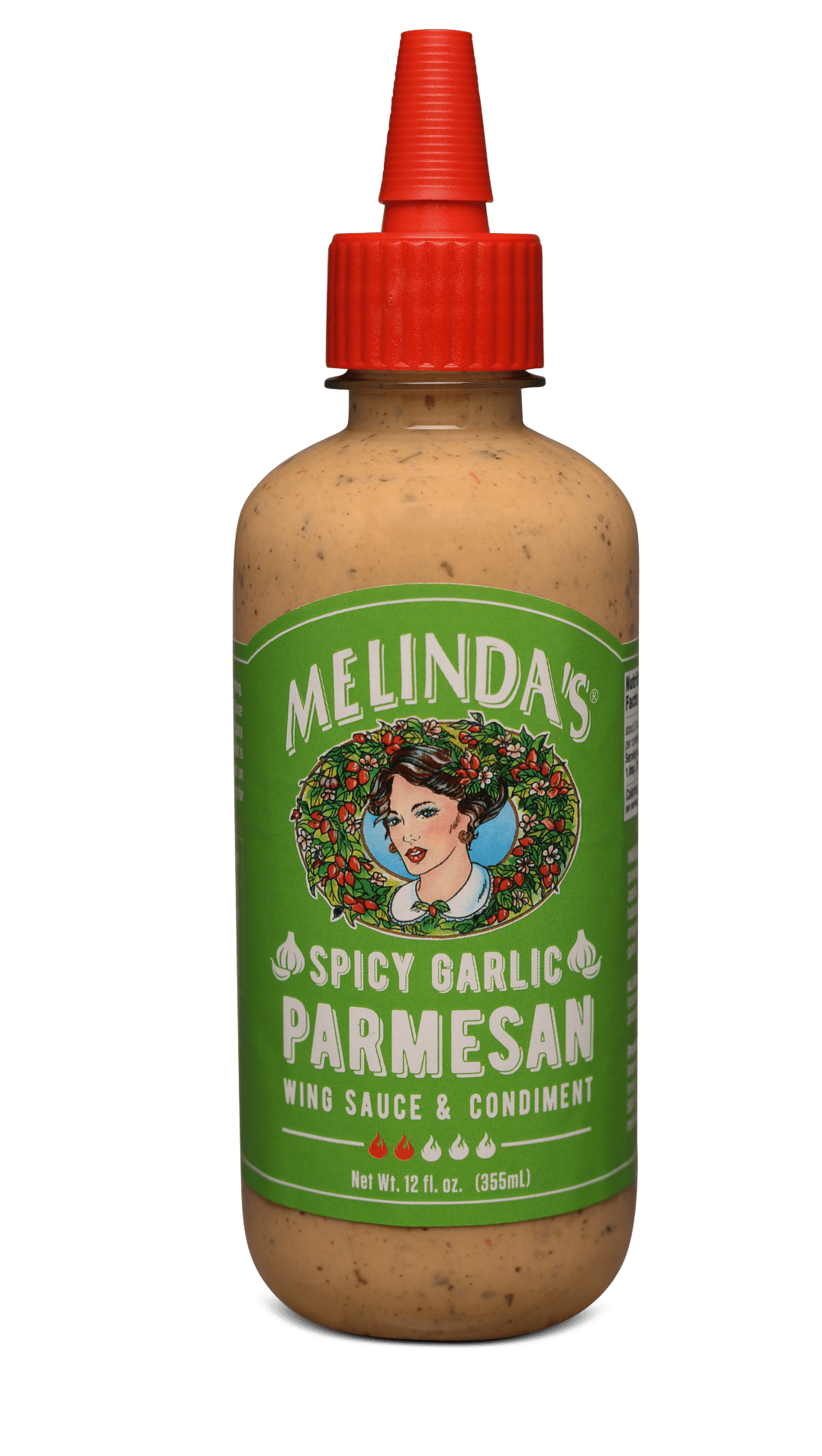 Melinda's Spicy Garlic Parmesan, Wing Sauce and Condiment, 12 oz ...