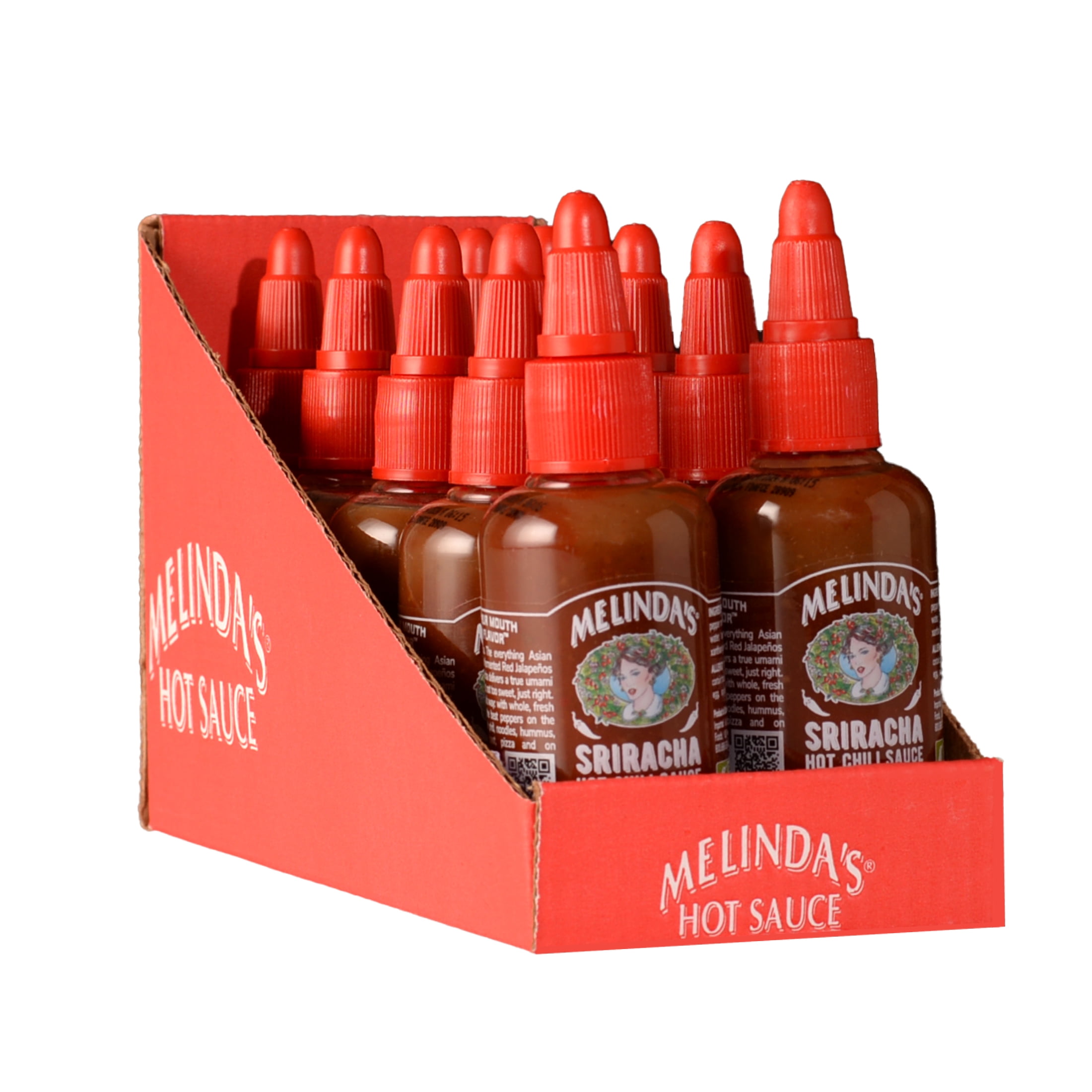 Melinda's Foods Sriracha Hot Chili Sauce, Fermented Red Jalapeños ...