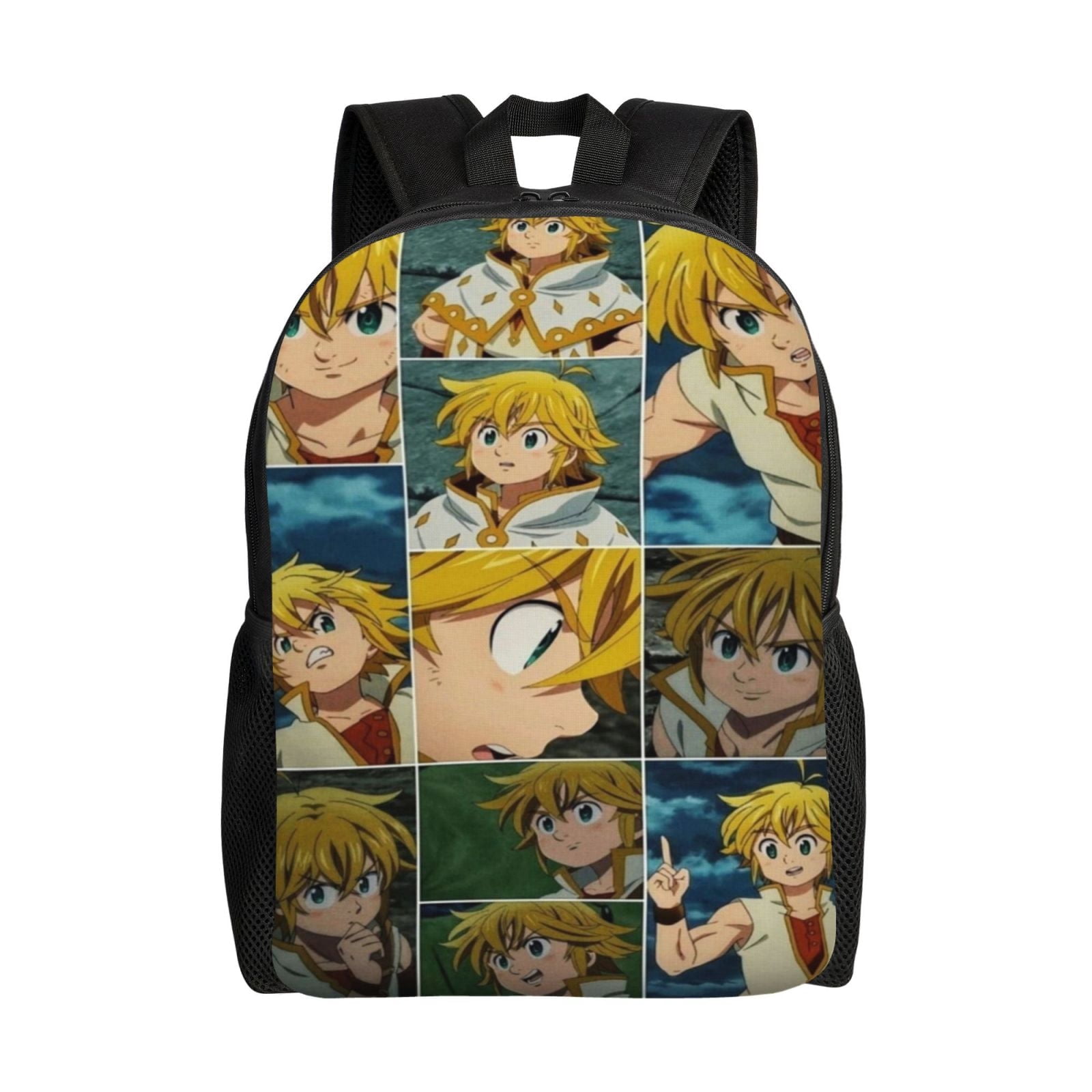 Meliodas Anime Backpack Cartoon Travel Bags 3D Printed Casual Daypacks ...