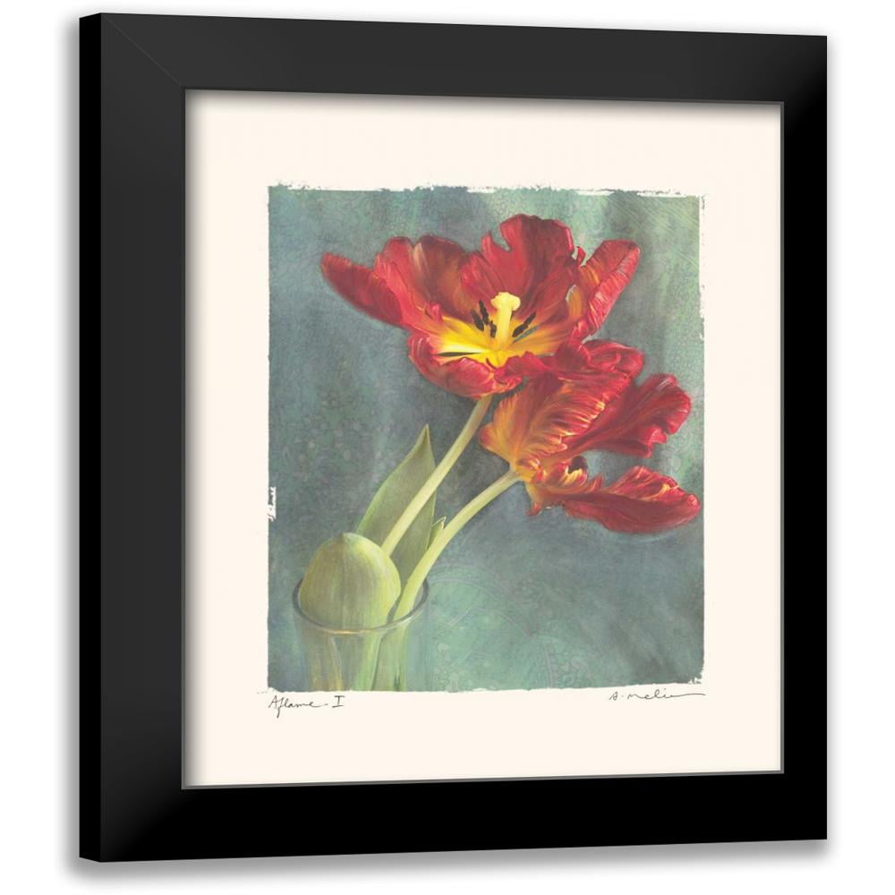 Melious, Amy 12x14 Black Modern Framed Museum Art Print Titled - Aflame ...