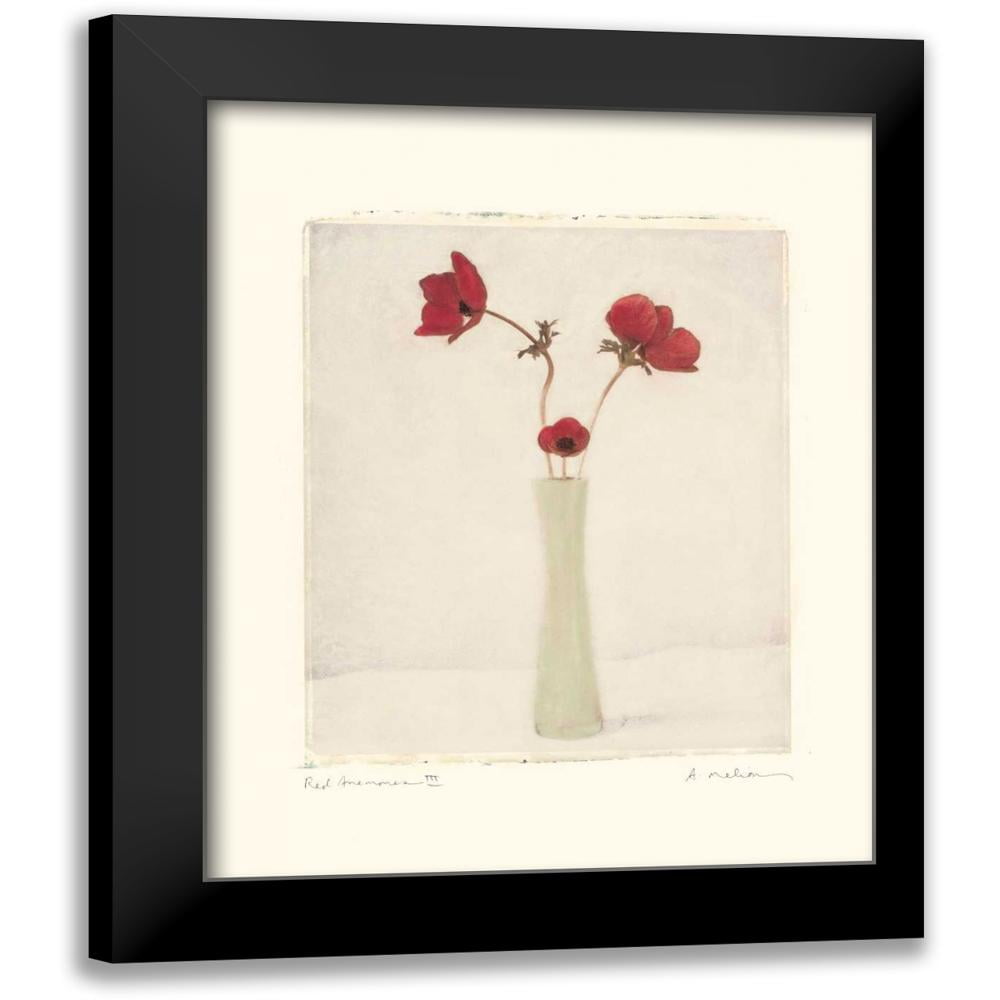 Melious, Amy 12x14 Black Modern Framed Museum Art Print Titled - Red ...
