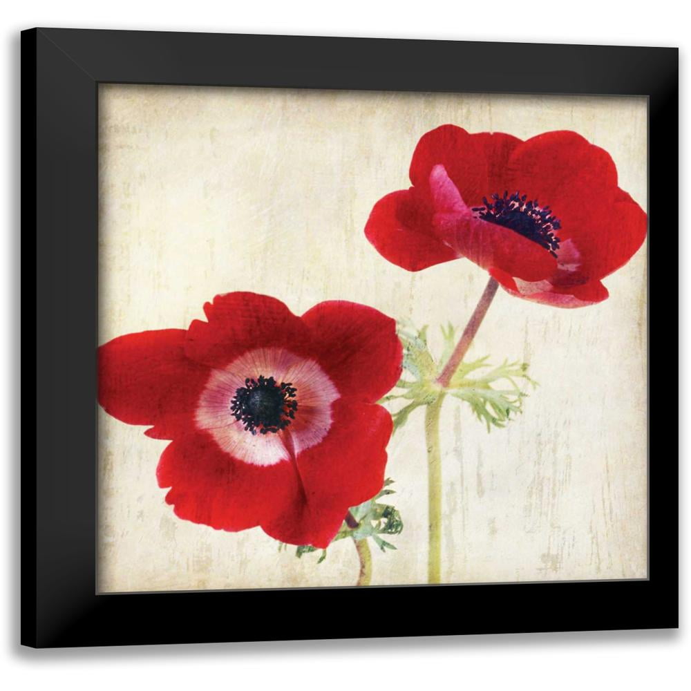 Melious, Amy 15x15 Black Modern Framed Museum Art Print Titled - Red II ...