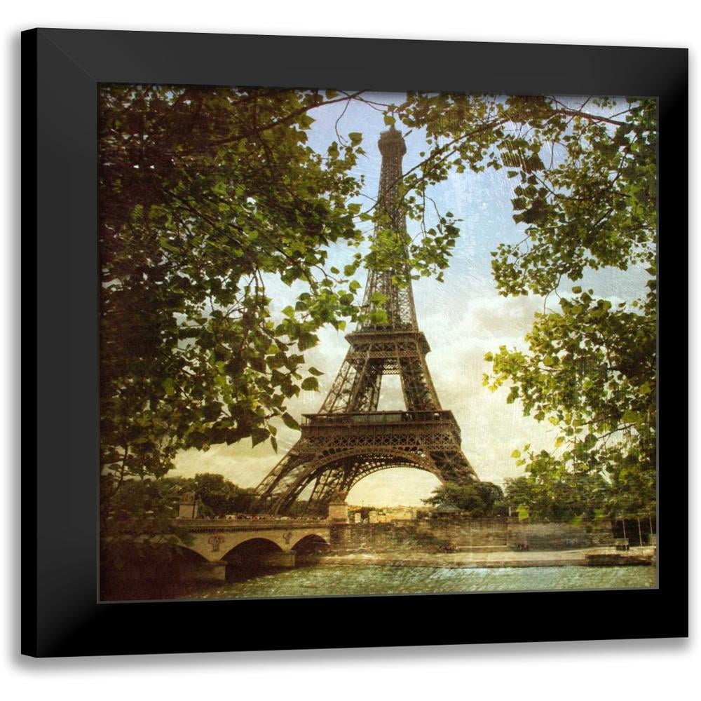 Melious, Amy 20x20 Black Modern Framed Museum Art Print Titled - Eiffel ...