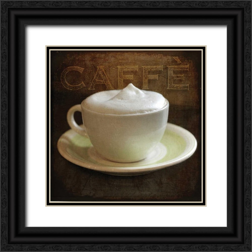 Melious, Amy 20x20 Black Ornate Wood Framed with Double Matting Museum ...