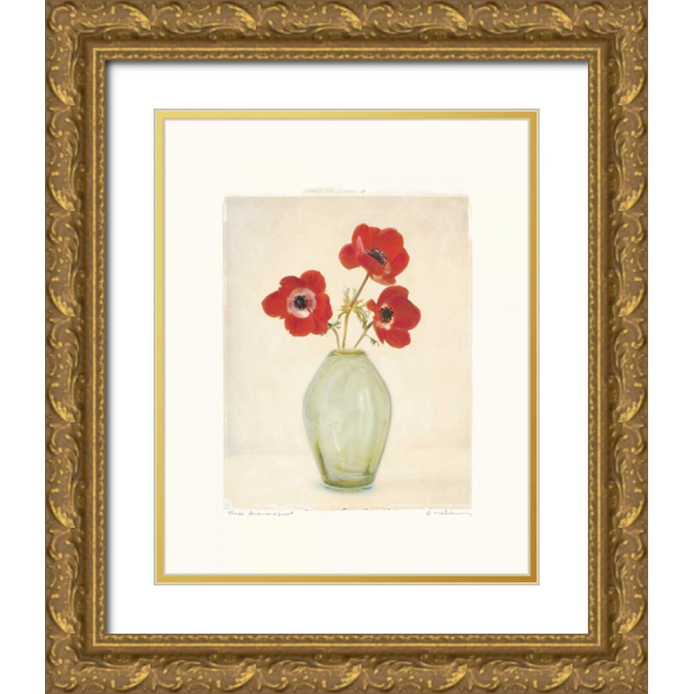 Melious, Amy 20x24 Gold Ornate Wood Framed with Double Matting Museum ...