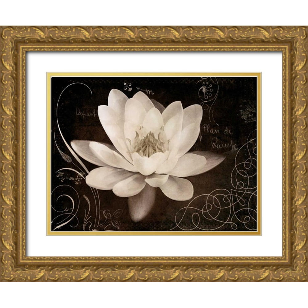 Melious, Amy 24x19 Gold Ornate Wood Framed with Double Matting Museum ...