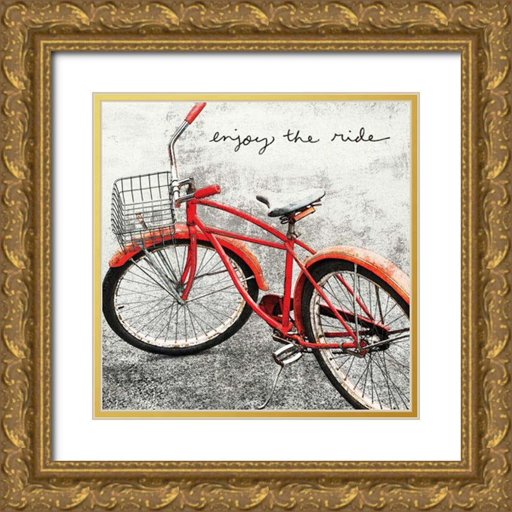 Melious, Amy 26x26 Gold Ornate Wood Framed with Double Matting Museum ...