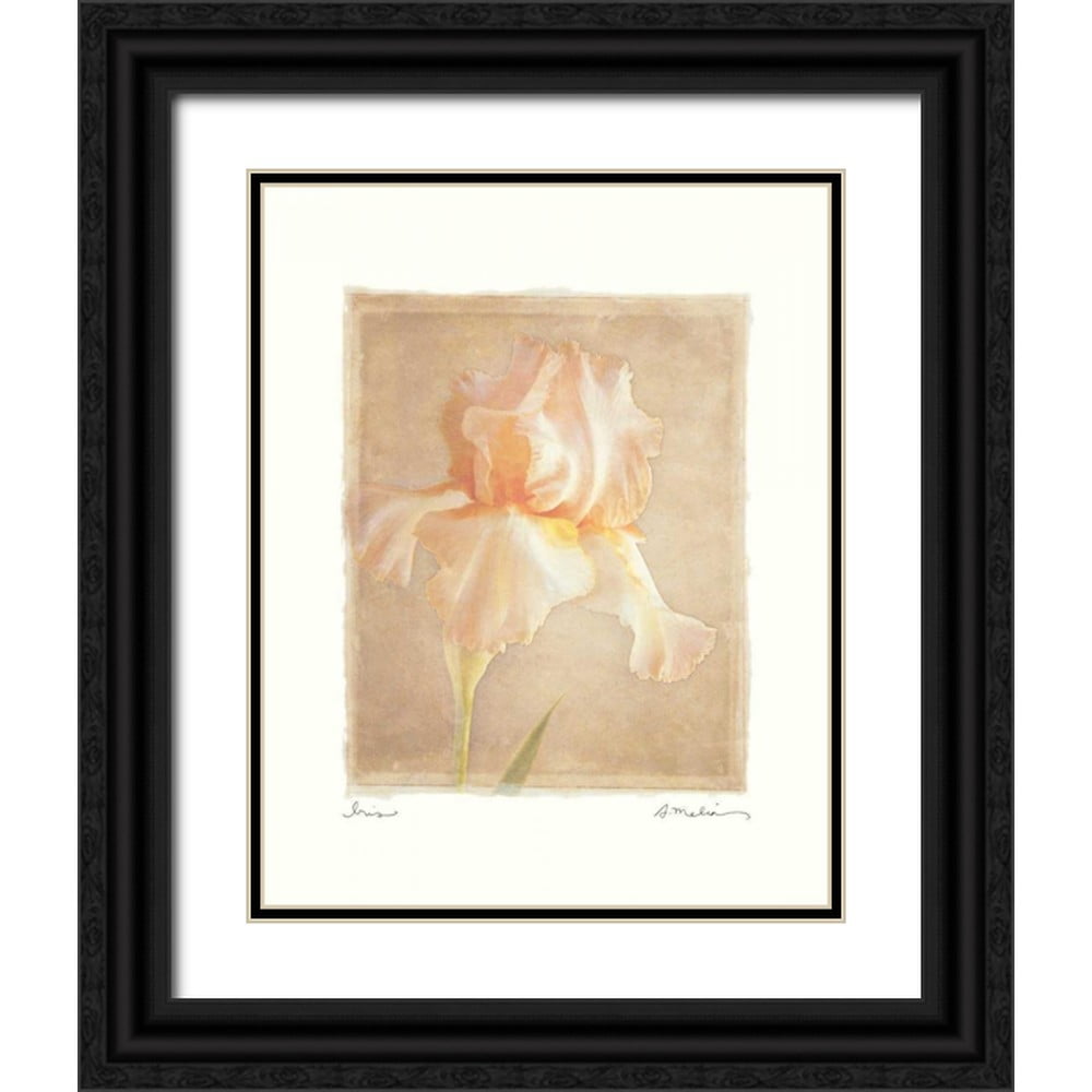 Melious, Amy 26x32 Black Ornate Wood Framed with Double Matting Museum ...