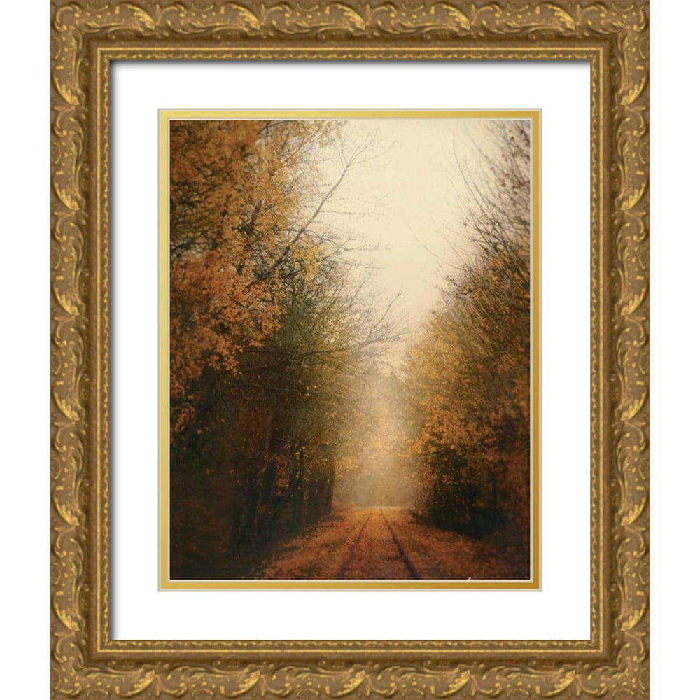 Melious, Amy 26x32 Gold Ornate Wood Framed with Double Matting Museum ...