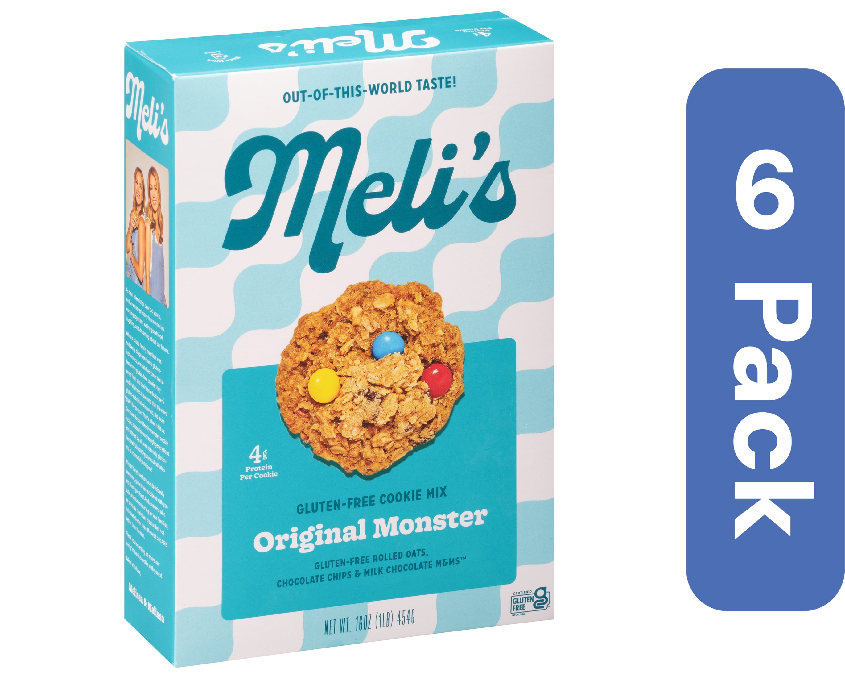 Melis Gluten-Free Original Cookie Mix 16 oz (Pack of 6) - Walmart.com