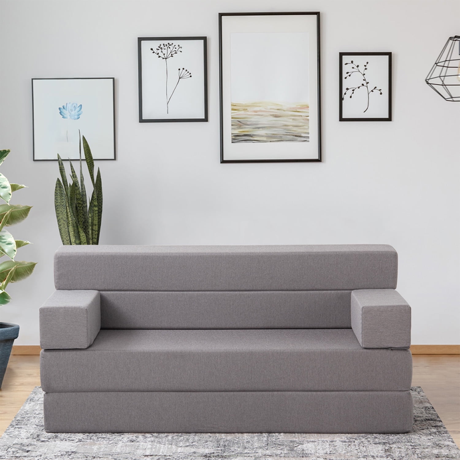 Melisa Foldable Sofa Bed – Space-Saving Single Bed for Small Rooms ...