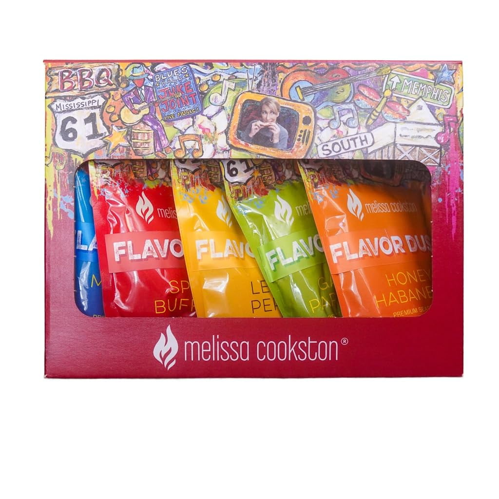 Melissa Cookston Flavor Dust XEF1 Sampler 5 pk | Chicken Wing Coating ...