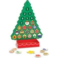 Melissa & Doug 3571 Countdown to Christmas Wooden Advent Calendar ...