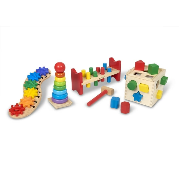 Wooden Rainbow Blocks