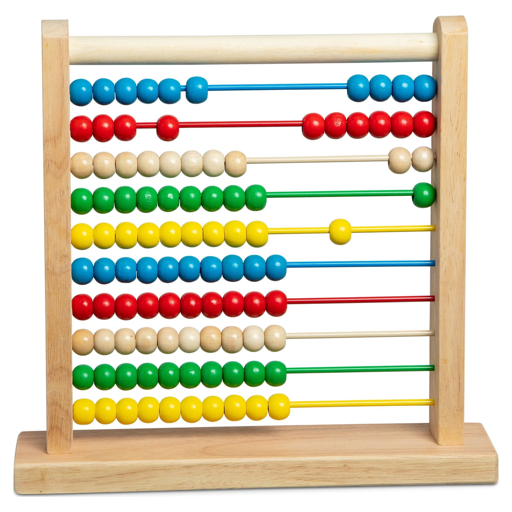 Melissa & Doug Toddler Learning Abacus - Classic Wooden Educational ...