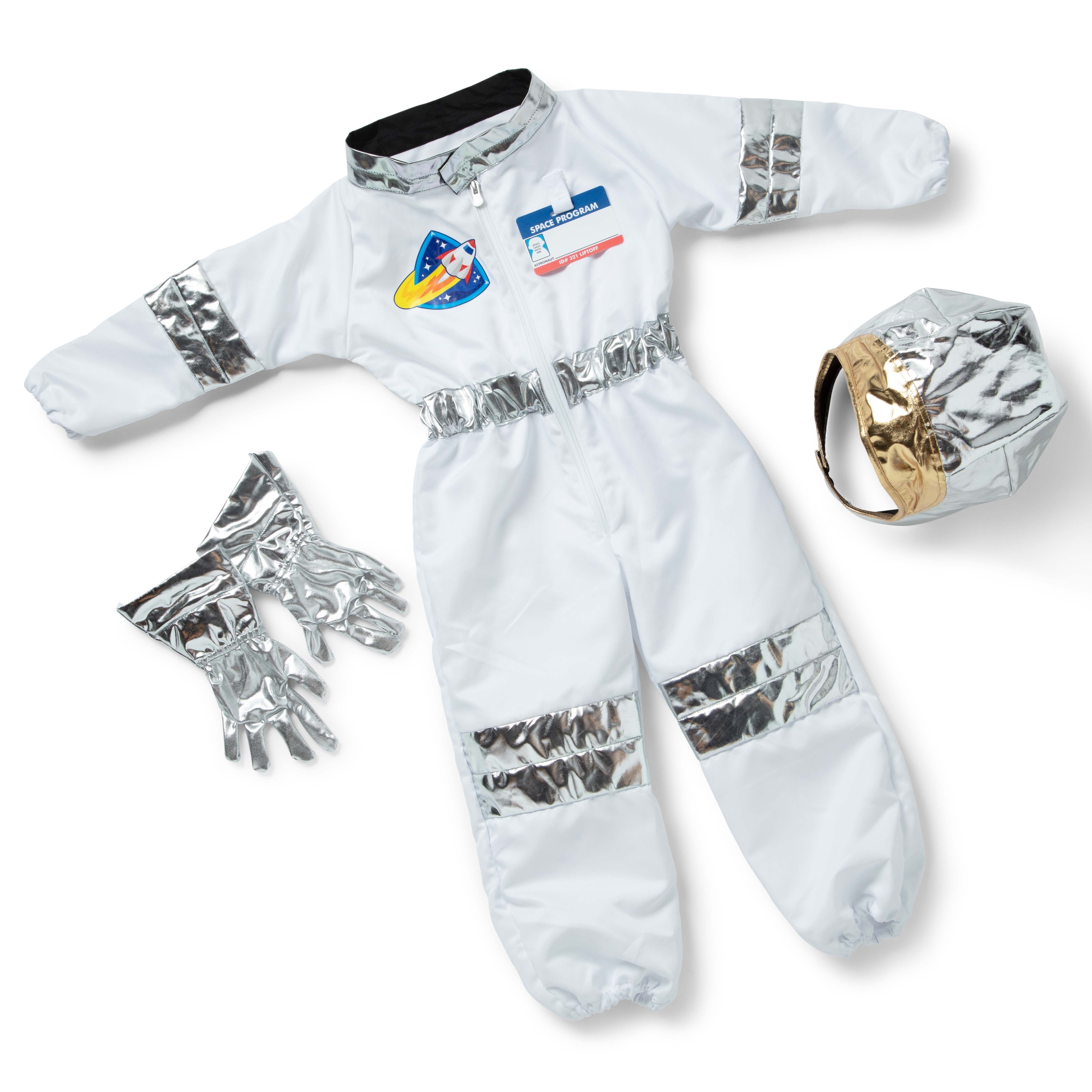 Melissa & Doug Astronaut Costume Role Play Space Set (5 pcs) - Walmart.com