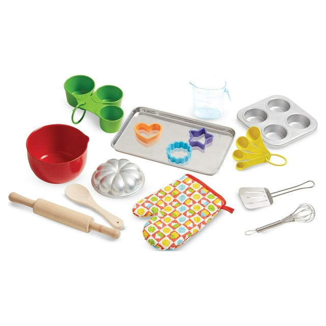 Melissa & Doug Baking Play Set (20 pcs) - Play Kitchen Accessories ...