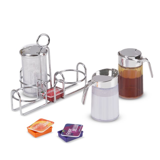 Melissa & Doug Breakfast Caddy - Kitchen Accessory Set (10 pcs ...