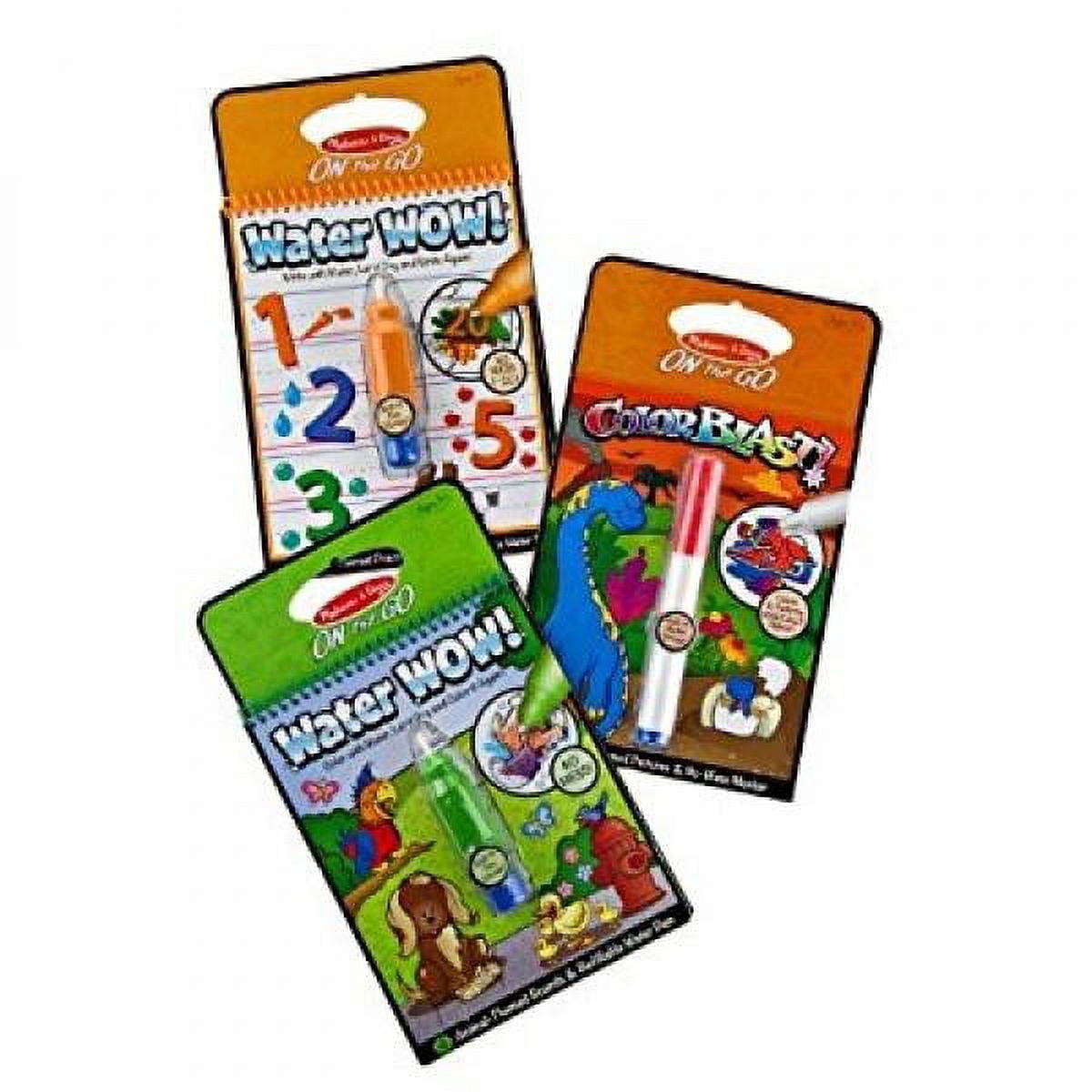 Melissa & Doug Colorblast Dinosaur, Water Wow Animals And Numbers ...