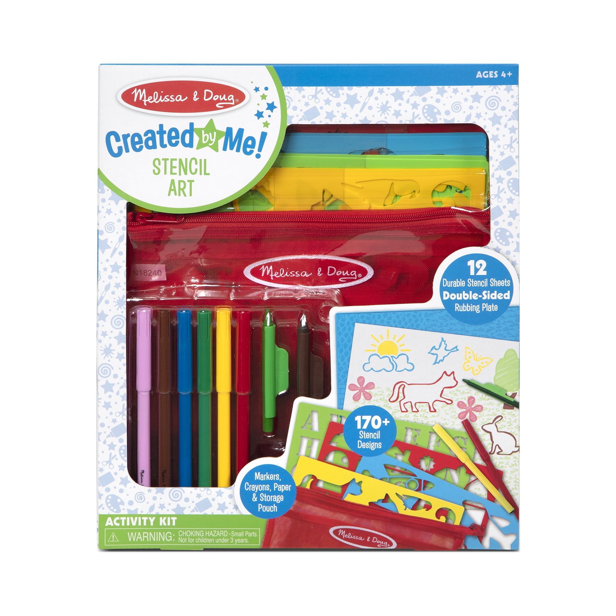 Melissa & Doug Created by Me! Stencil Art Coloring Activity Kit in ...
