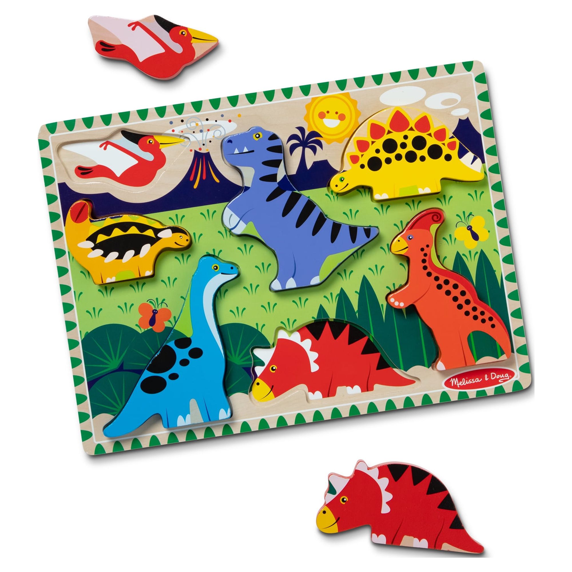 Ceaco 300-Piece Prehistoria Dino Roar Interlocking Jigsaw Puzzle ...