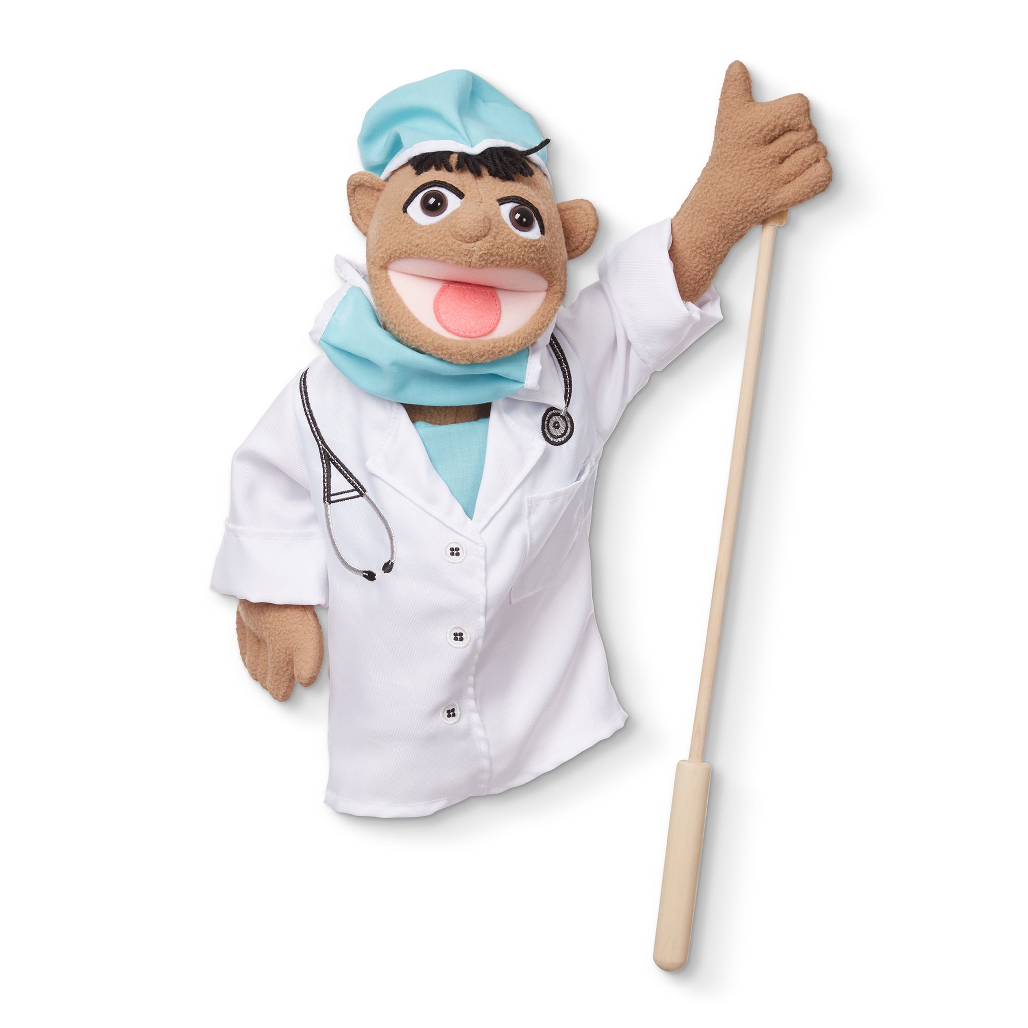 Melissa & Doug Doctor Puppet (Dr. Chartwell) - Hand Show Kids Theatre ...