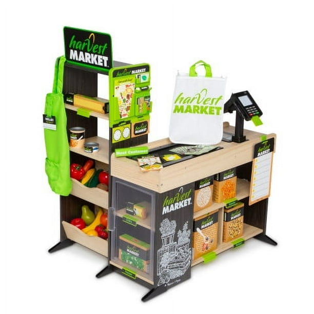 Melissa & Doug Harvest Market Grocery Store and Companion Collection ...