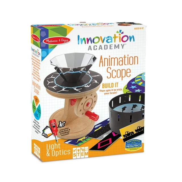 Melissa & Doug Innovation Academy Animation Scope Wooden Build-and-Play ...